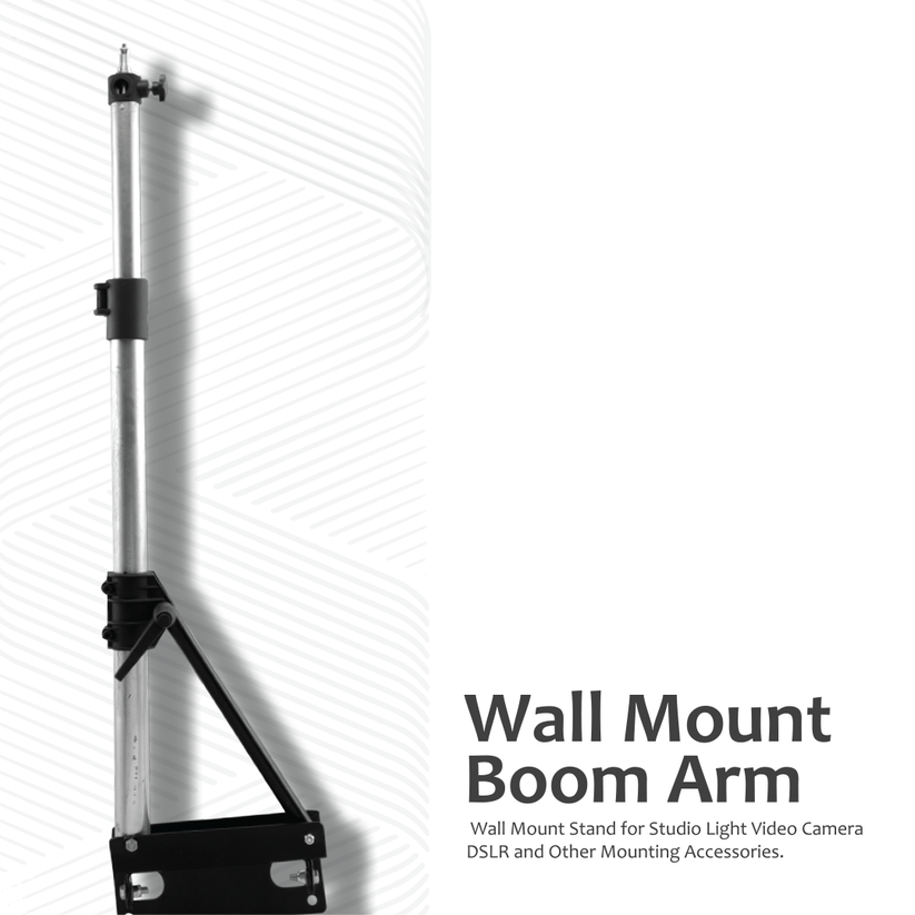 Wall Mount Boom Arm for Studio Lights & Mics | Buy Online Now – Welcome ...